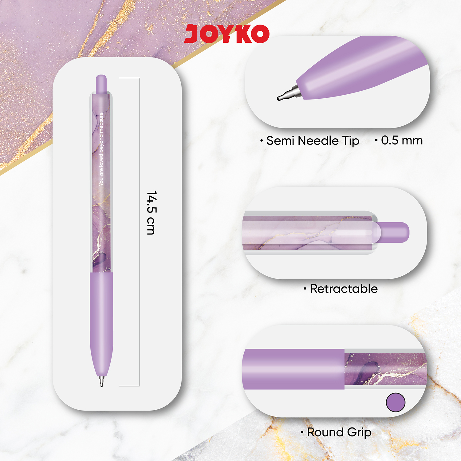Jual Gel Pen Pulpen Pena Joyko GP-400 0.5 mm | Shopee Indonesia