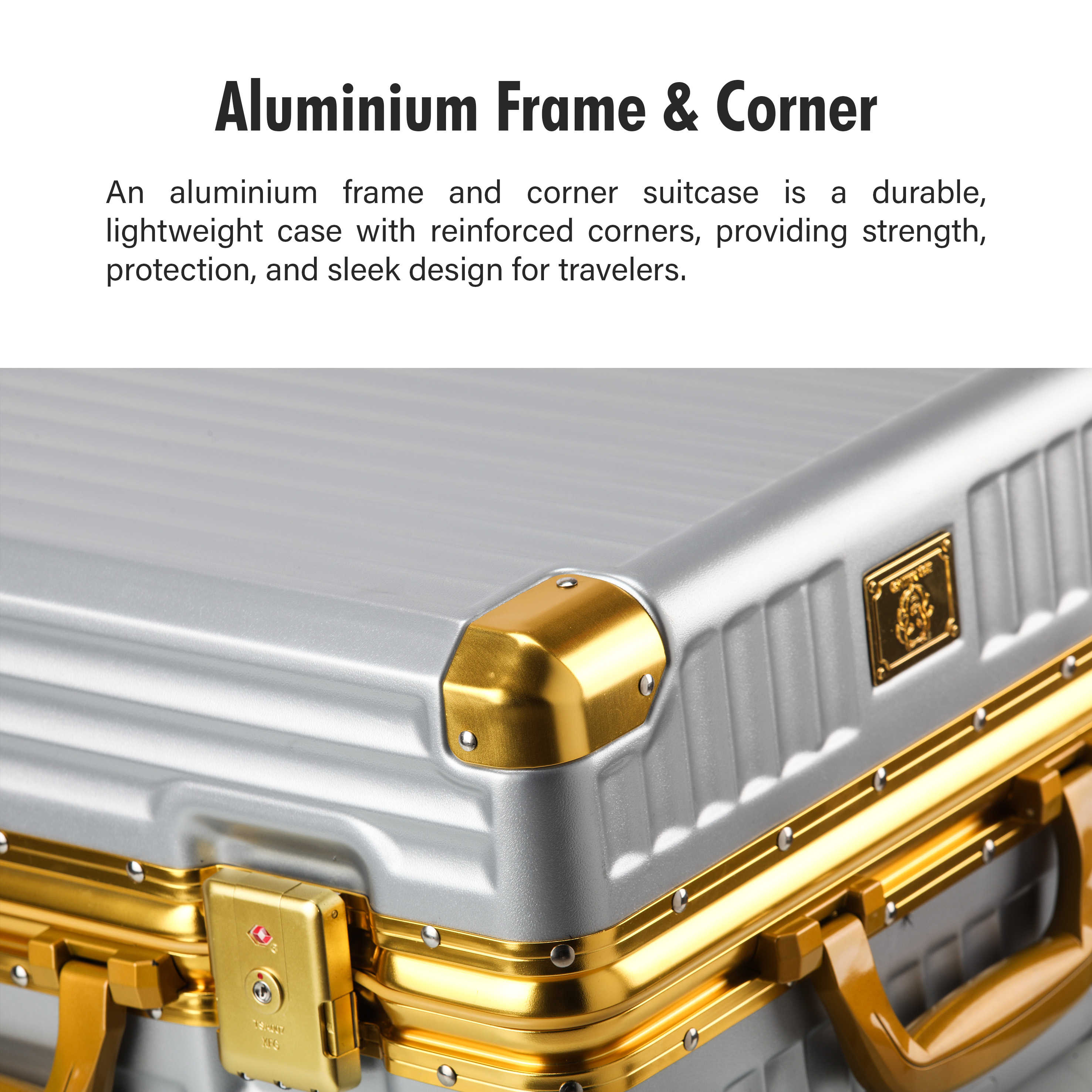 Jual [NEW ARRIVAL] Roaming Koper Kabin & Bagasi List Gold Size 20-28 ...