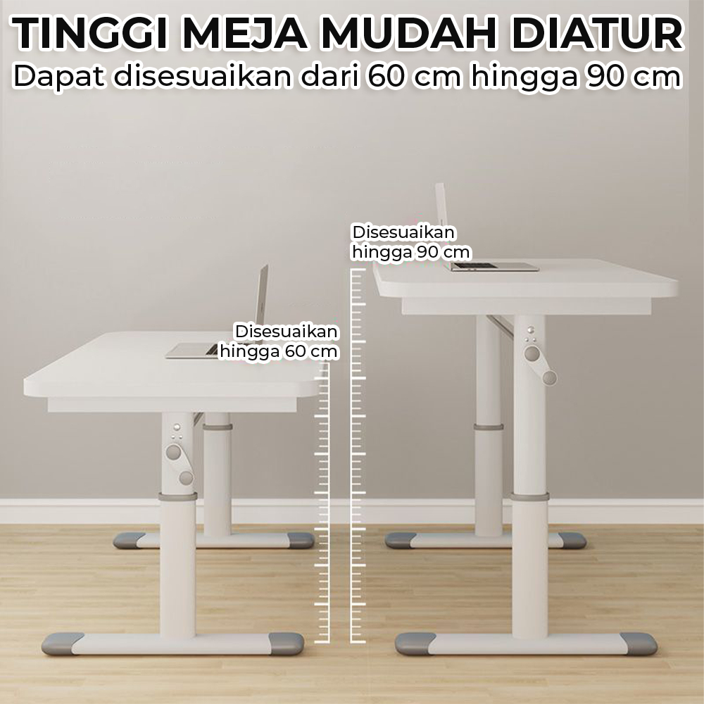 Jual KUKAHOME Meja Belajar Standing Desk Meja Laptop Adjustable Meja ...