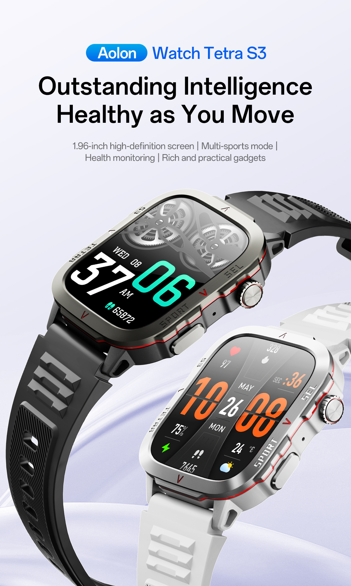 Jual Aolon Tetra S3 Smartwatch Original Exclusive Aolon Wallpaper ...