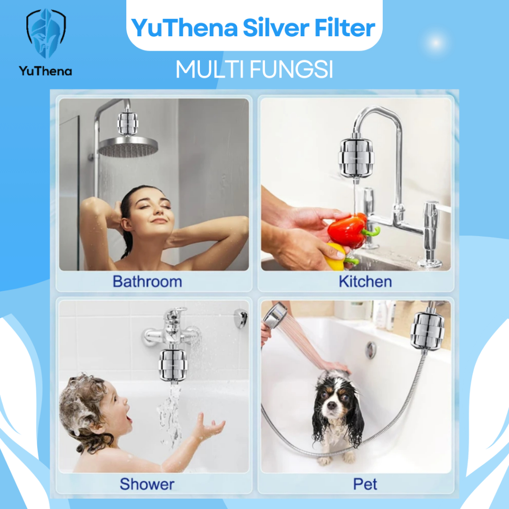 Jual Filter Air Kran Kamar Mandi Silver Saringan Kran Air YuThena ...