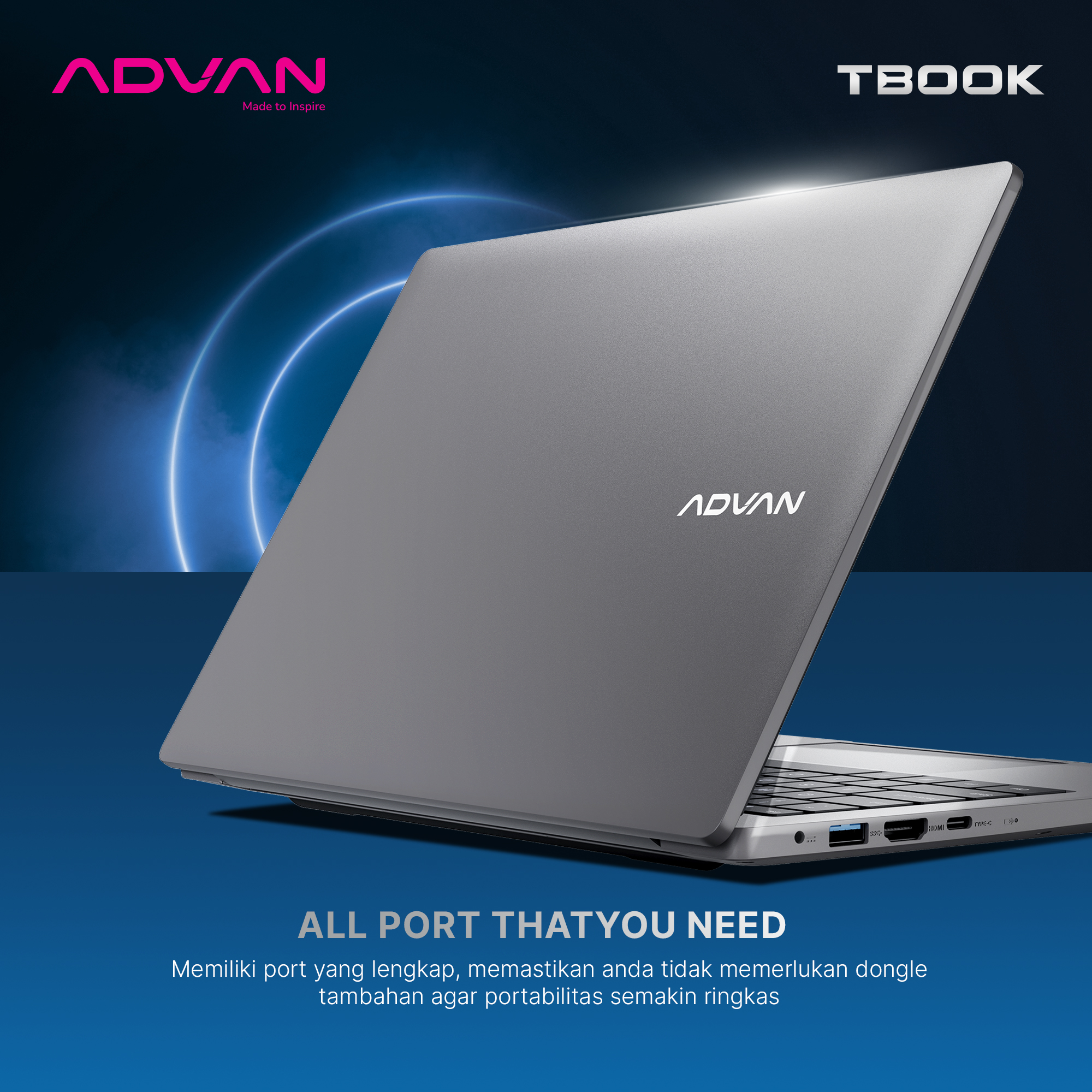 Jual [TURUN HARGA] Laptop ADVAN TBook Celeron N100 Intel N100 4Gb/128GB ...