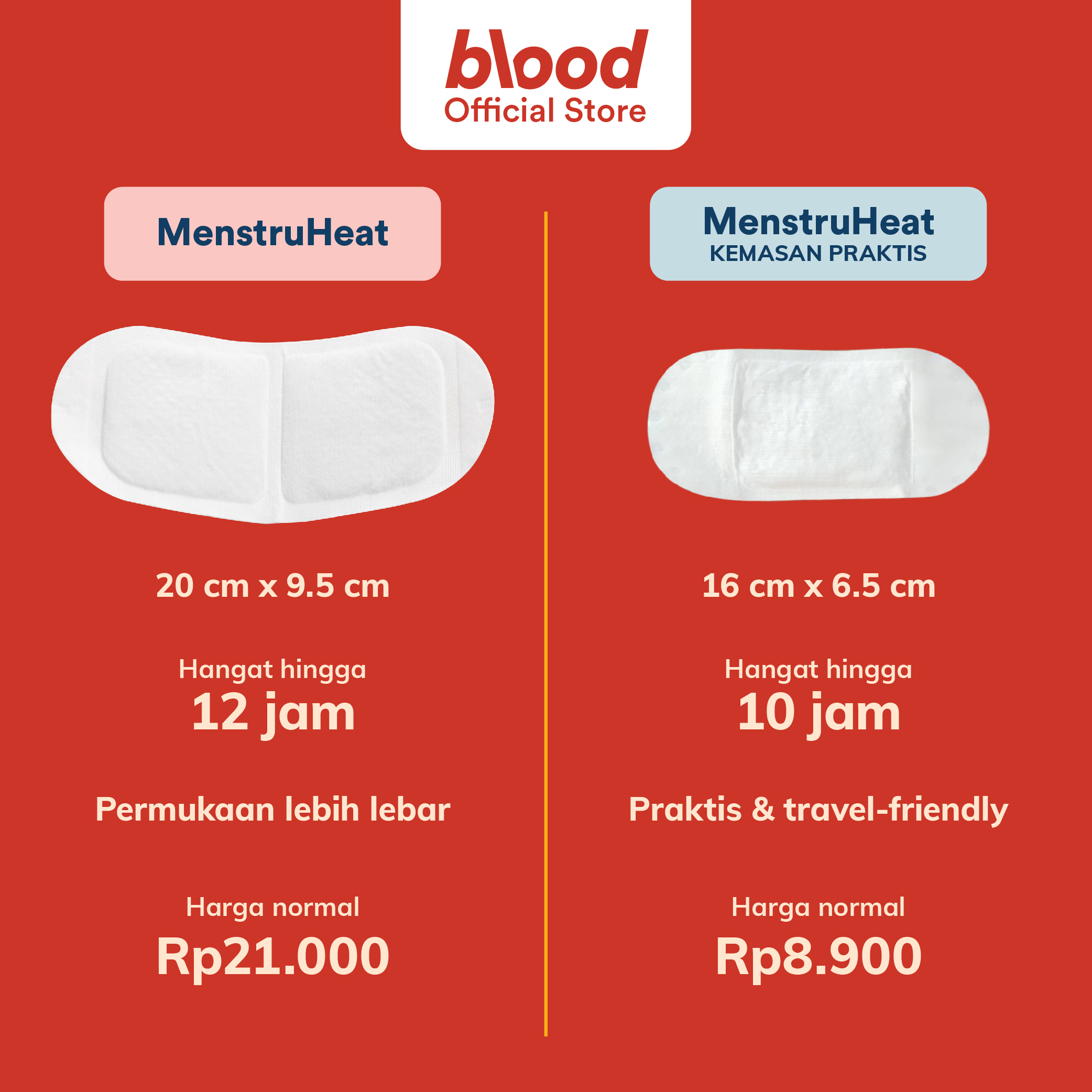 Jual MenstruHeat Kemasan Praktis Blood Pereda Nyeri Haid Alami ...
