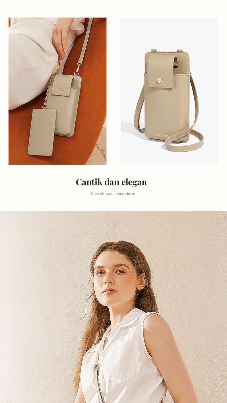 Jual MOSDOOM Tas HP Wanita Molly Bag Mini Tas Ponsel Multifungsi ...