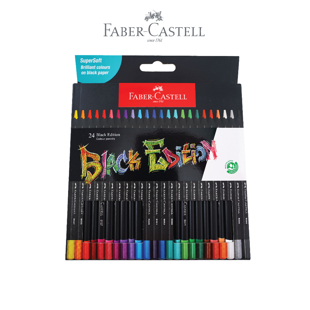 Jual Faber-Castell Pensil Warna Black Edition Colour Pencils Series ...