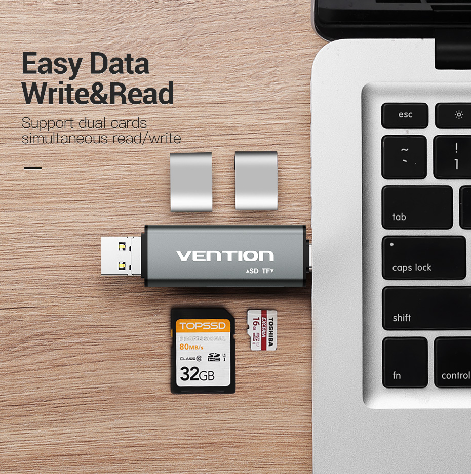 Jual Vention Card Reader USB A 3.0 2.0 Type C Micro SD Card OTG CCH CCJ ...