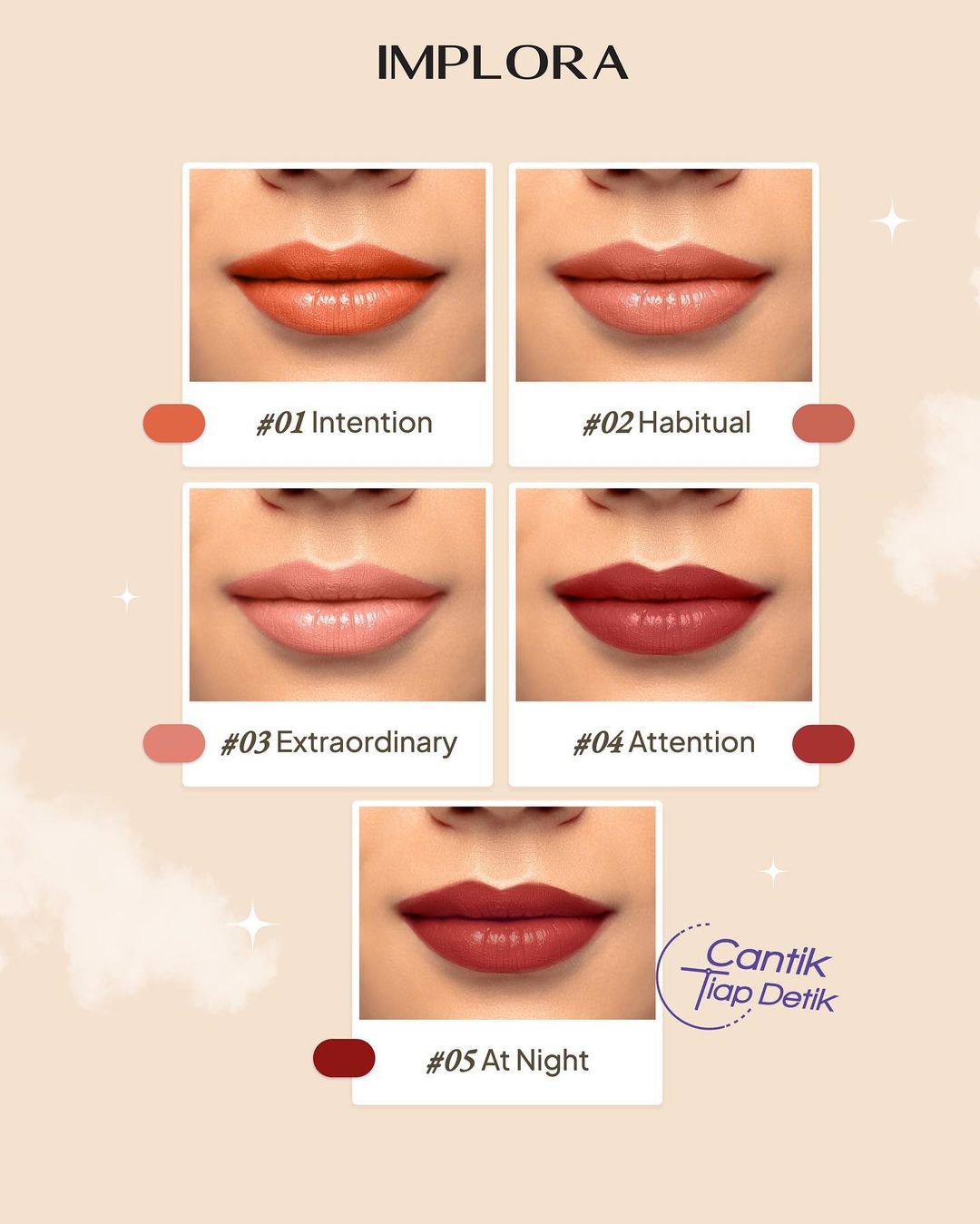 Jual Implora Day To Day Lip Bullet | Shopee Indonesia
