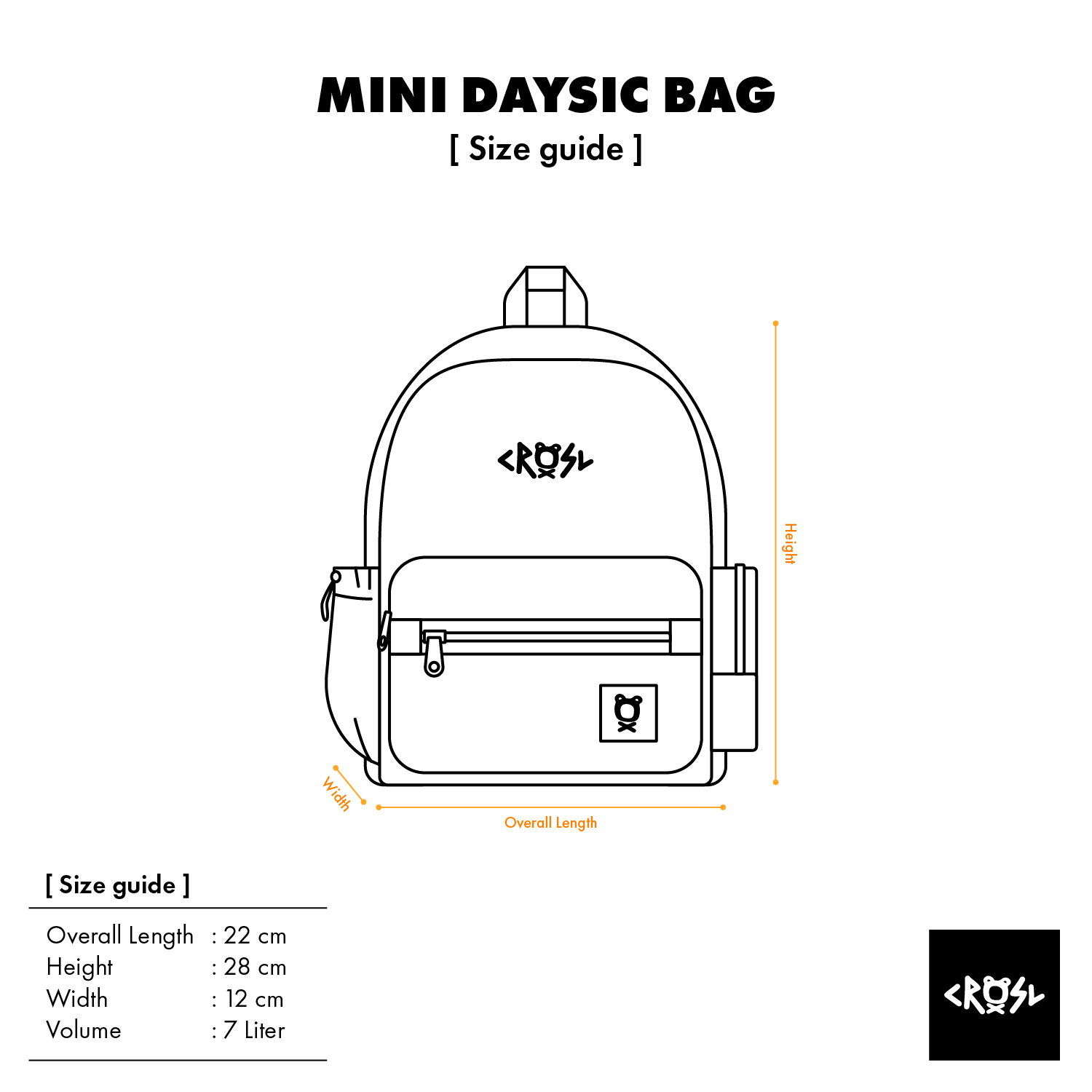 Jual CRSL Mini Daysic Backpack Odin Teal Blue | Ransel Sekolah | Tas ...
