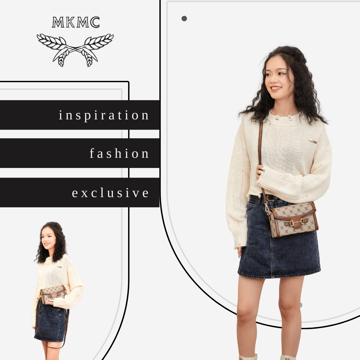 Jual MKMC Tas Selempang Wanita Import Crossbody Elegant Kekinian ...