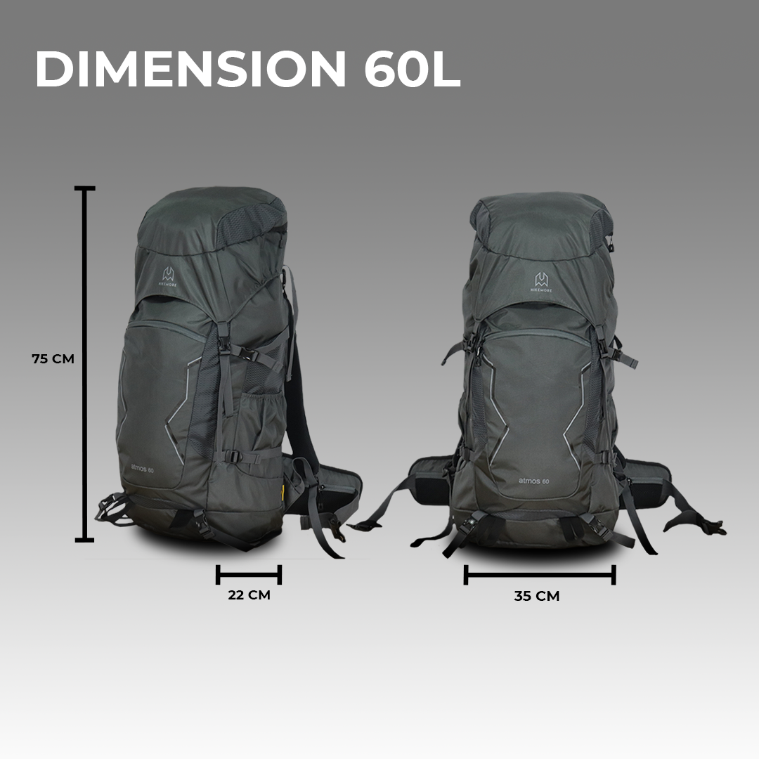 Jual Hikemore Tas Carrier Backpack Camping Atmos 45L | Shopee Indonesia