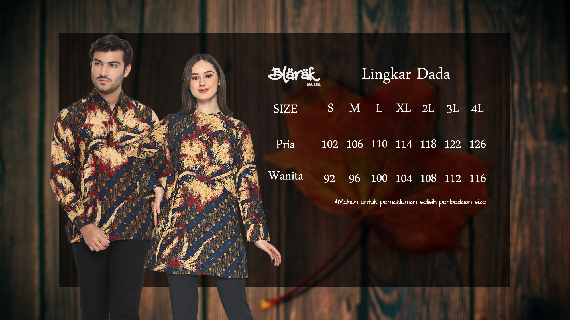 Jual BLARAK - Baju Batik Pria Motif Ayana | Shopee Indonesia