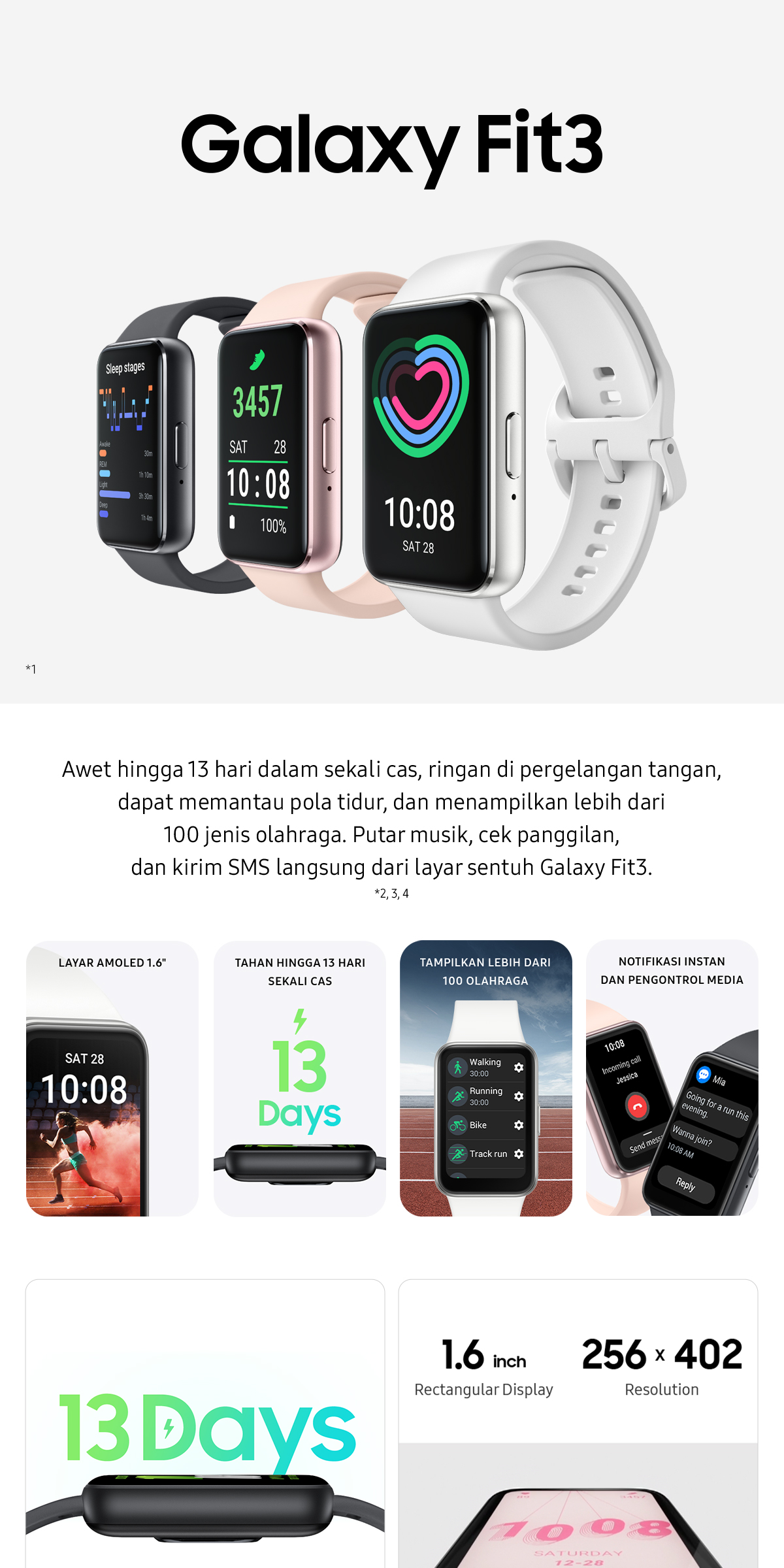 Jual Samsung Galaxy Fit 3 - Pink Gold | Shopee Indonesia