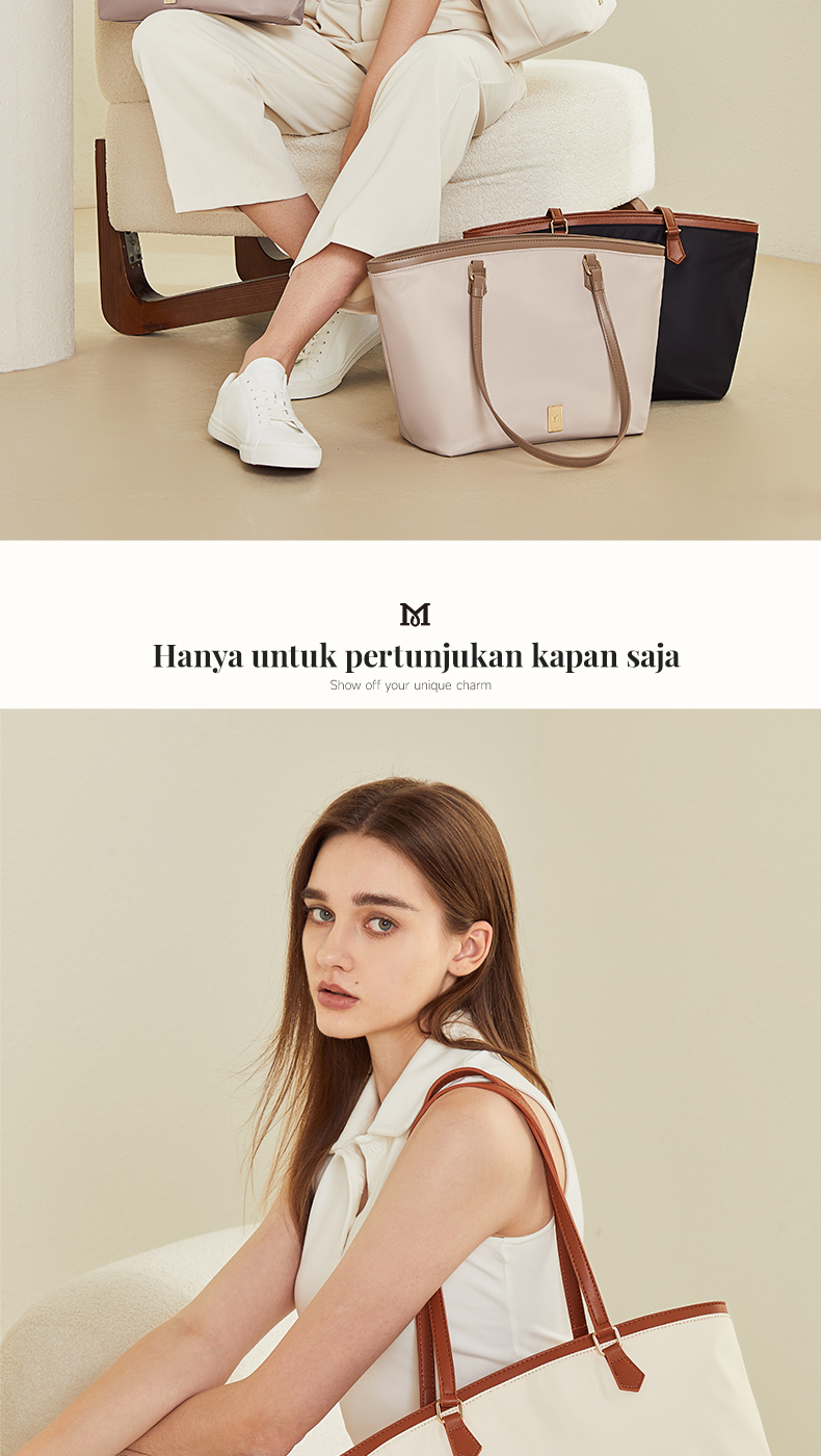 Jual MOSSDOOM Tas Totebag Wanita Carrie Bag Stylish Shoulder Bag Model ...