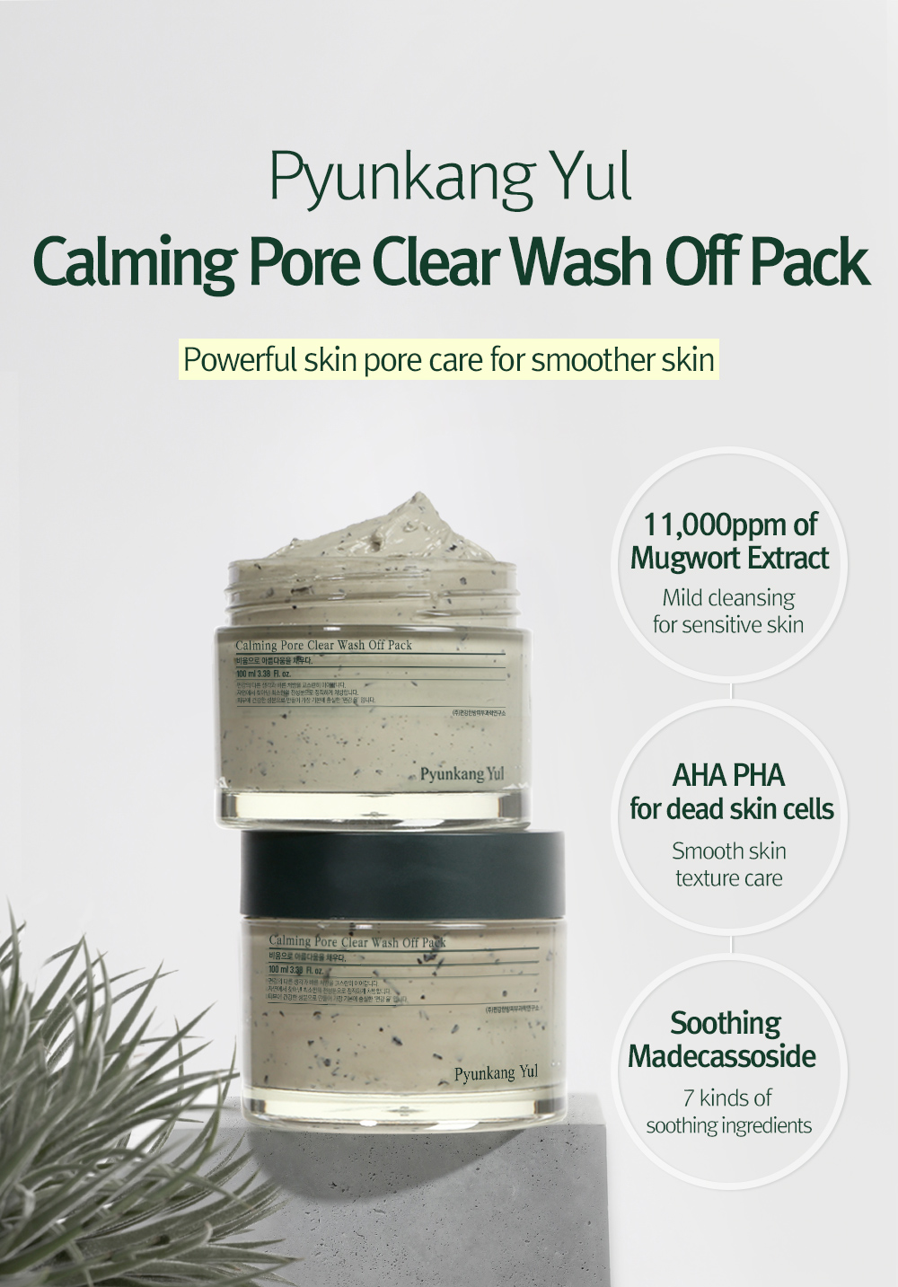Jual PYUNKANG YUL Calming Pore Clear Wash Off Pack 100g | Shopee Indonesia