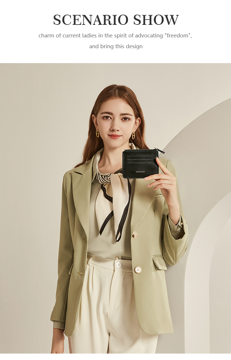 Jual MOSSDOOM Nora Card Holder Dompet Mini Wanita | Shopee Indonesia