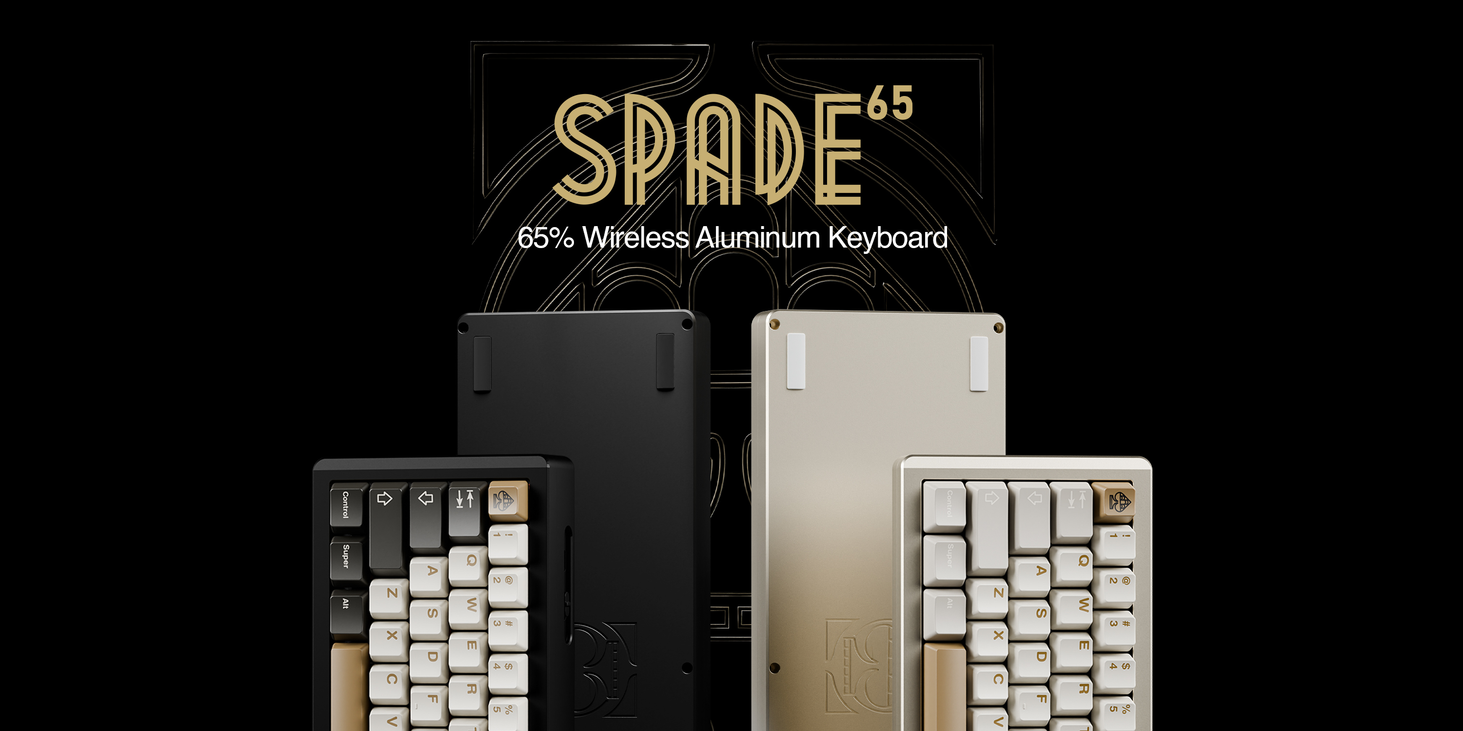 Jual Noir Spade65 65% Aluminum Wireless Mechanical Keyboard Gasket ...
