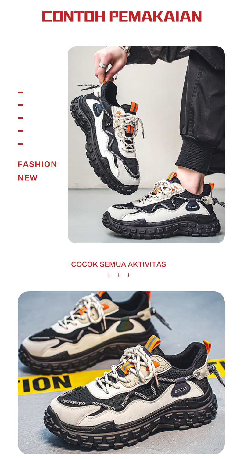 Jual Keeping Sepatu Pria Sneakers Outdoor Jalan Hiking Sepatu Olahraga ...