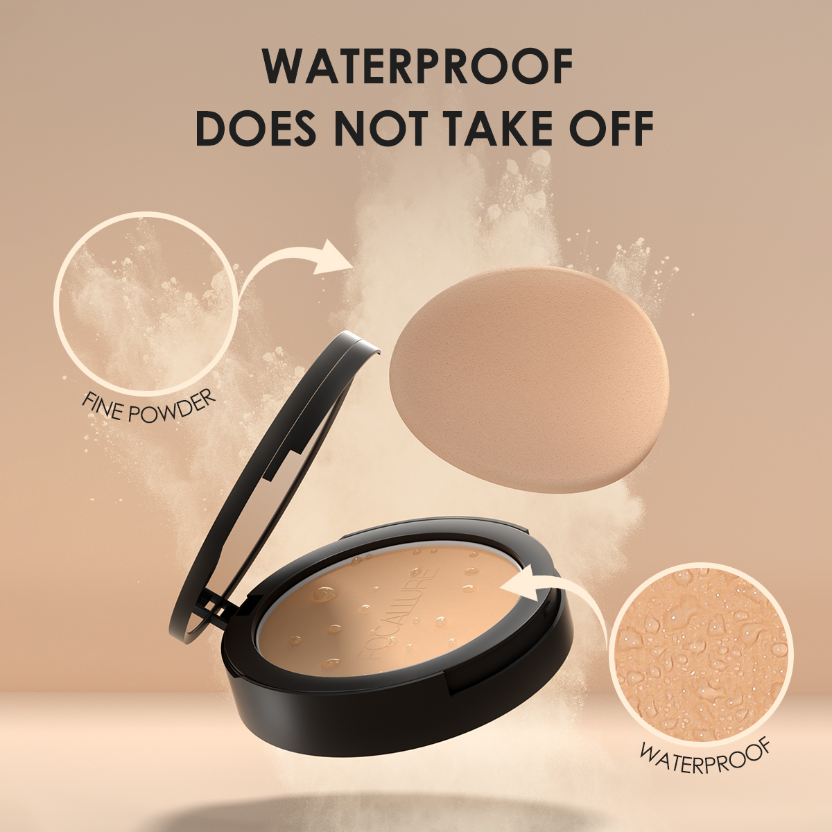 Jual FOCALLURE 2PCS Face Set BB Cushion & Setting Powder Poreless Oil ...