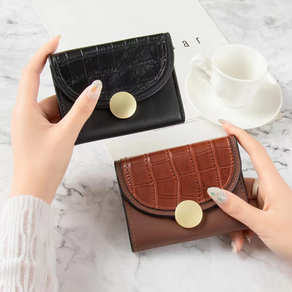 Jual CHIKA Dompet Wanita Kecil Short Wallet Female Korea Fashion Dompet ...