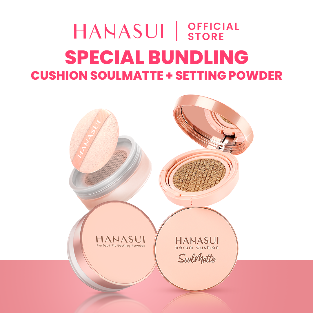 Jual Hanasui Special Bundling ( Cushion Soulmatte + Setting Powder ...