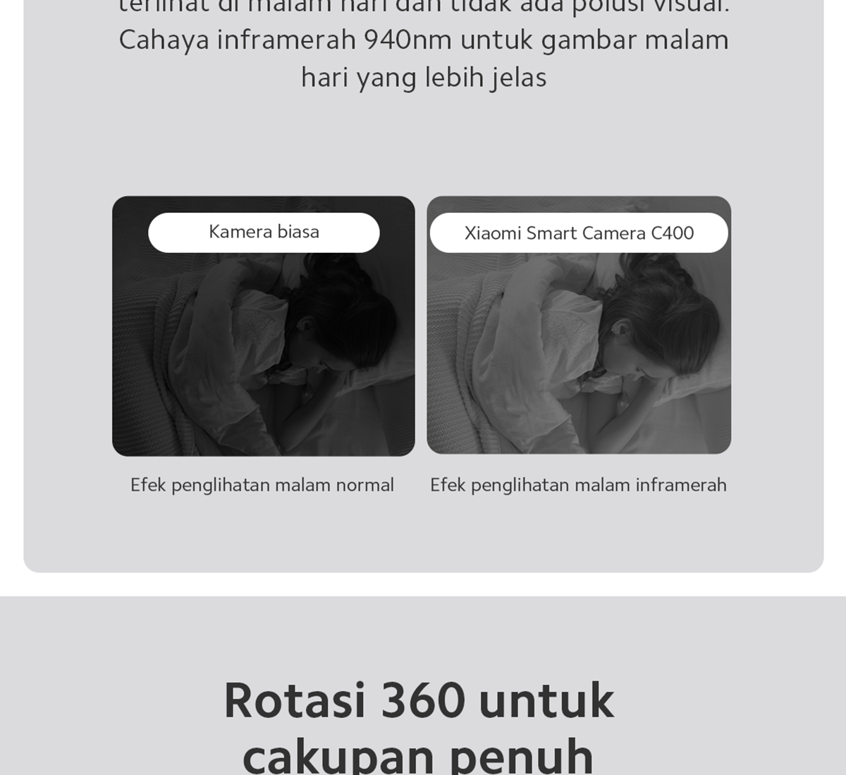 Jual Xiaomi Smart Camera C400 | CCTV Indoor | 4MP | Rotasi 360 ...