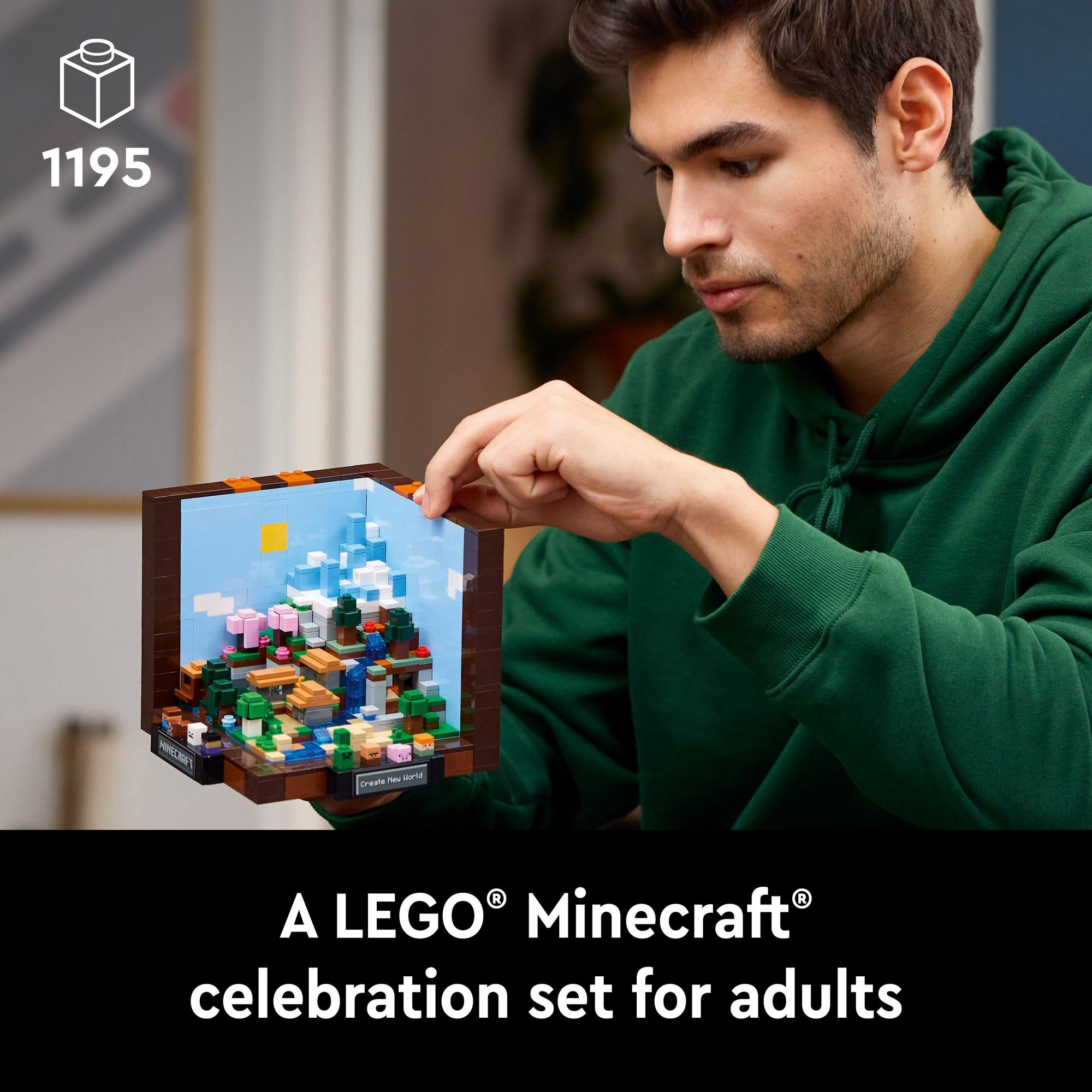 Jual LEGO Minecraft 21265 The Crafting Table (1195 Pieces) Mainan ...