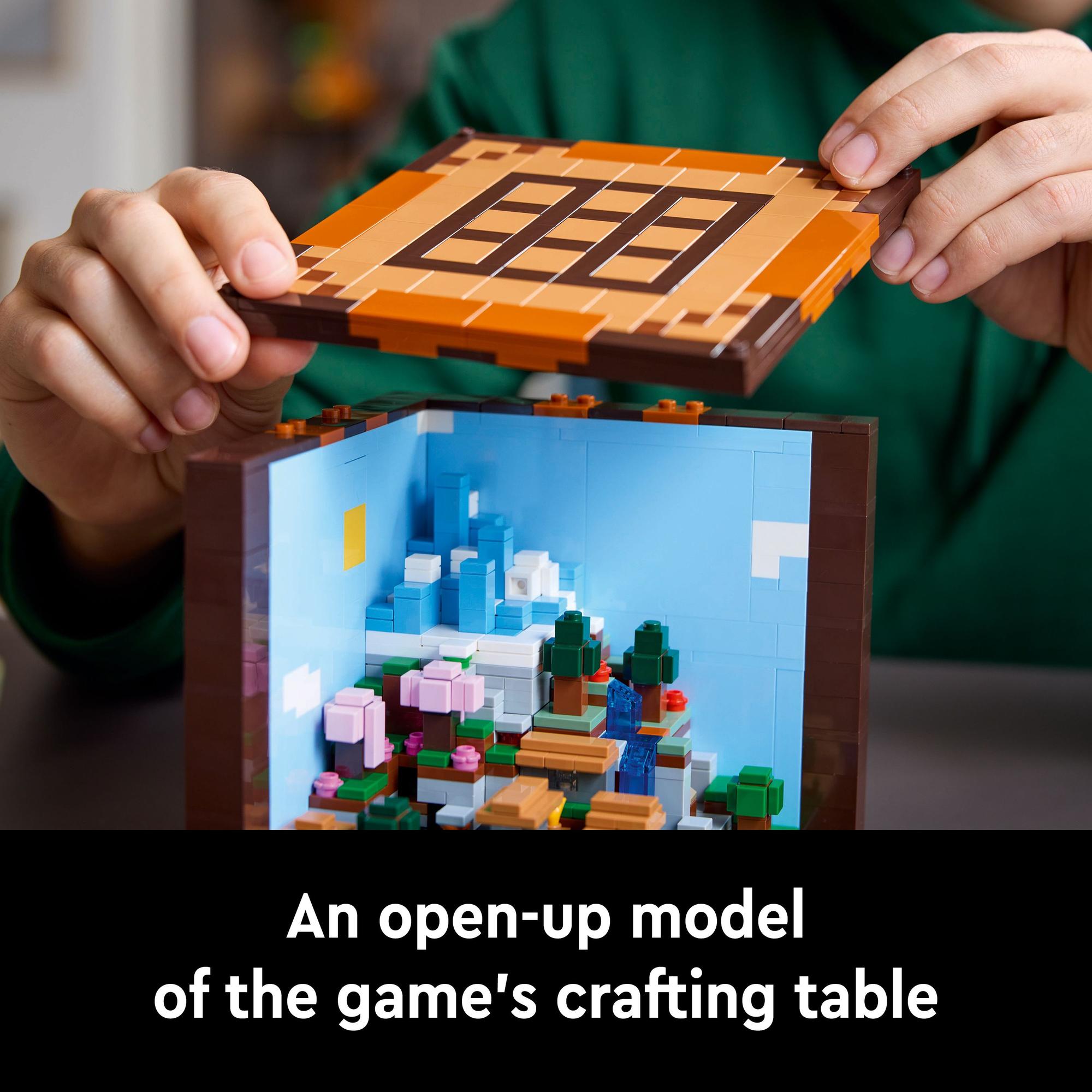 Jual LEGO Minecraft 21265 The Crafting Table (1195 Pieces) Mainan ...