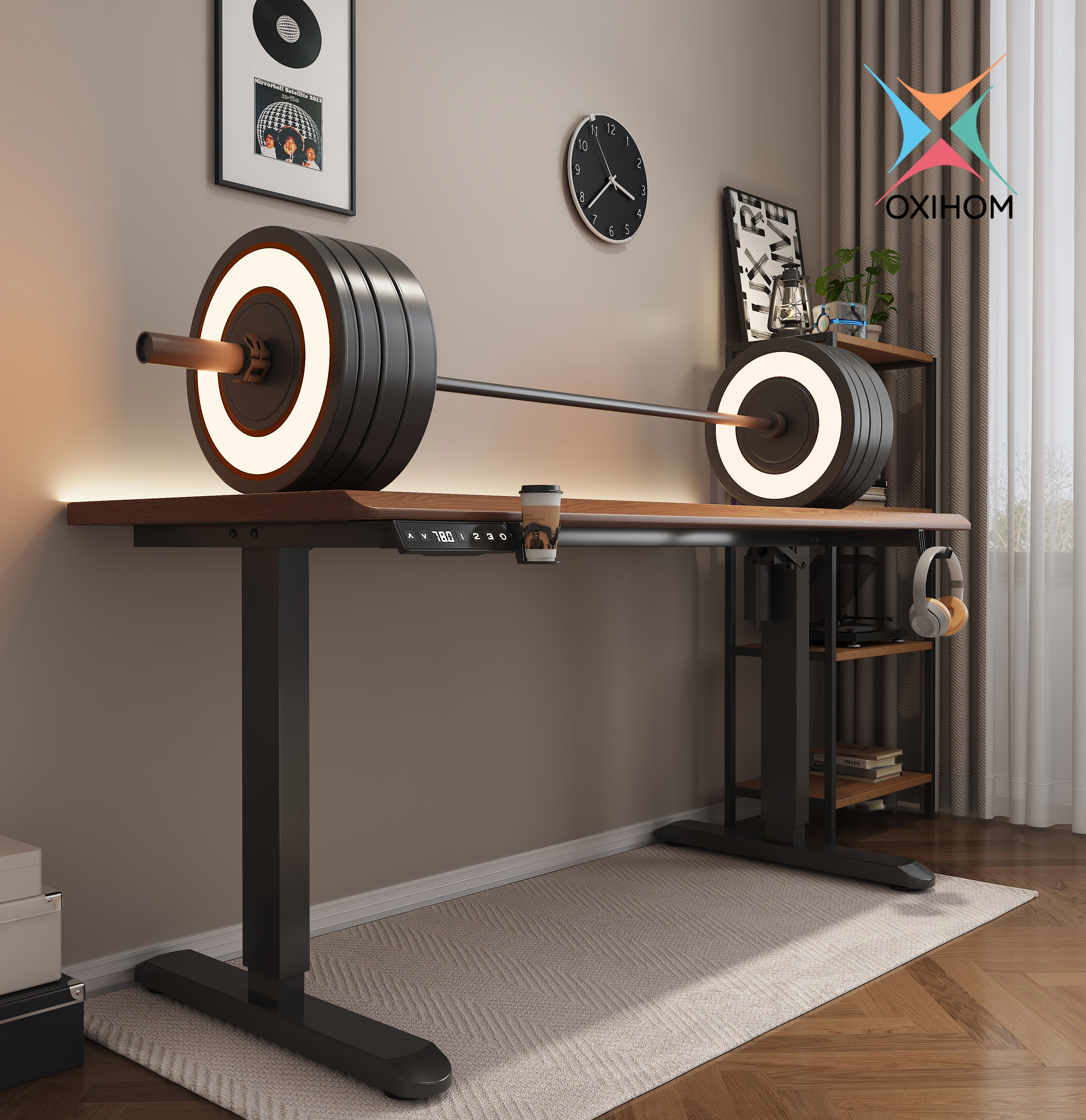 Jual Oxihom Meja Gaming Meja Computer Meja Naik Turun Meja Hidrolik ...