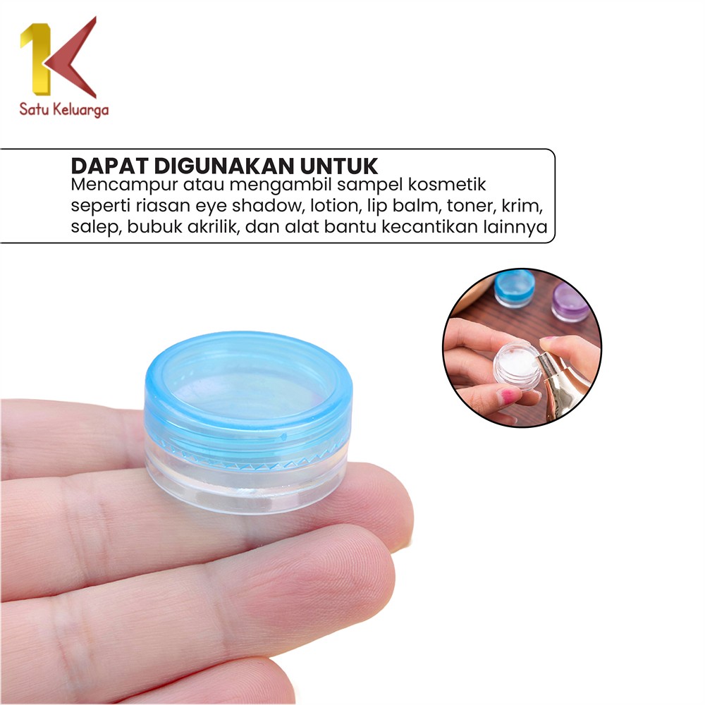 Jual EC Satu Keluarga Tempat Cream Mini 5gr K178 Wadah Tempat Kosmetik ...