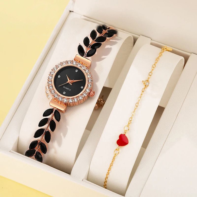 Jual EN LIGNE - Jam Tangan Wanita Gaya Korea Model Gelang Serut - Bulat ...