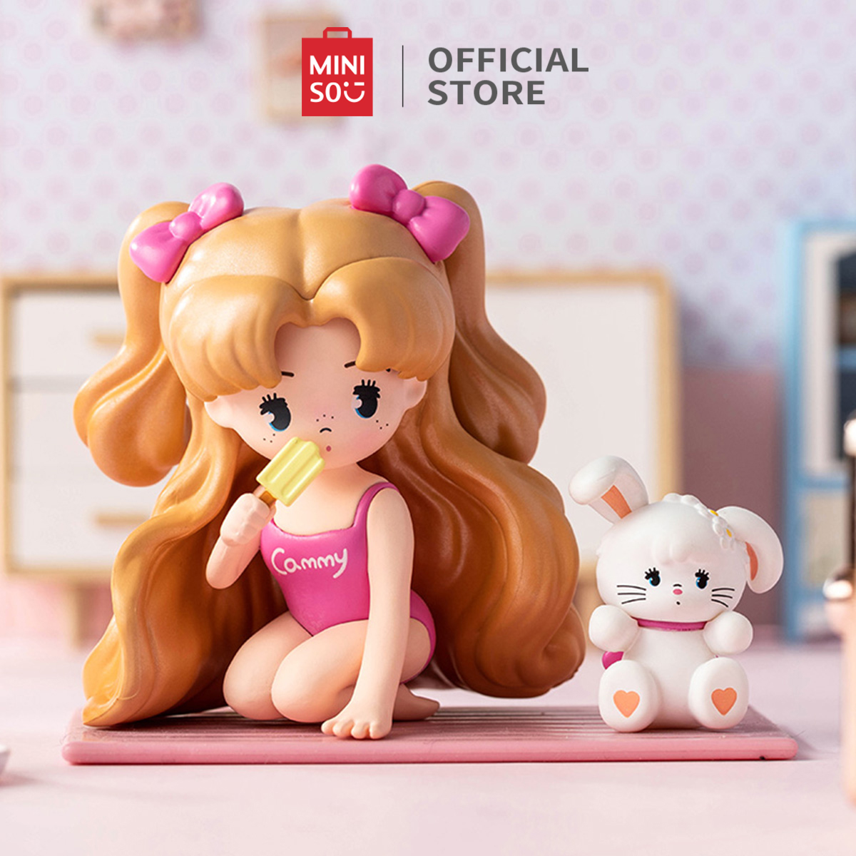 Jual Miniso Blind Box Kotak Buta Mikko At Home Series Blind Box Figure Model Ornamen Kotak Buta ...