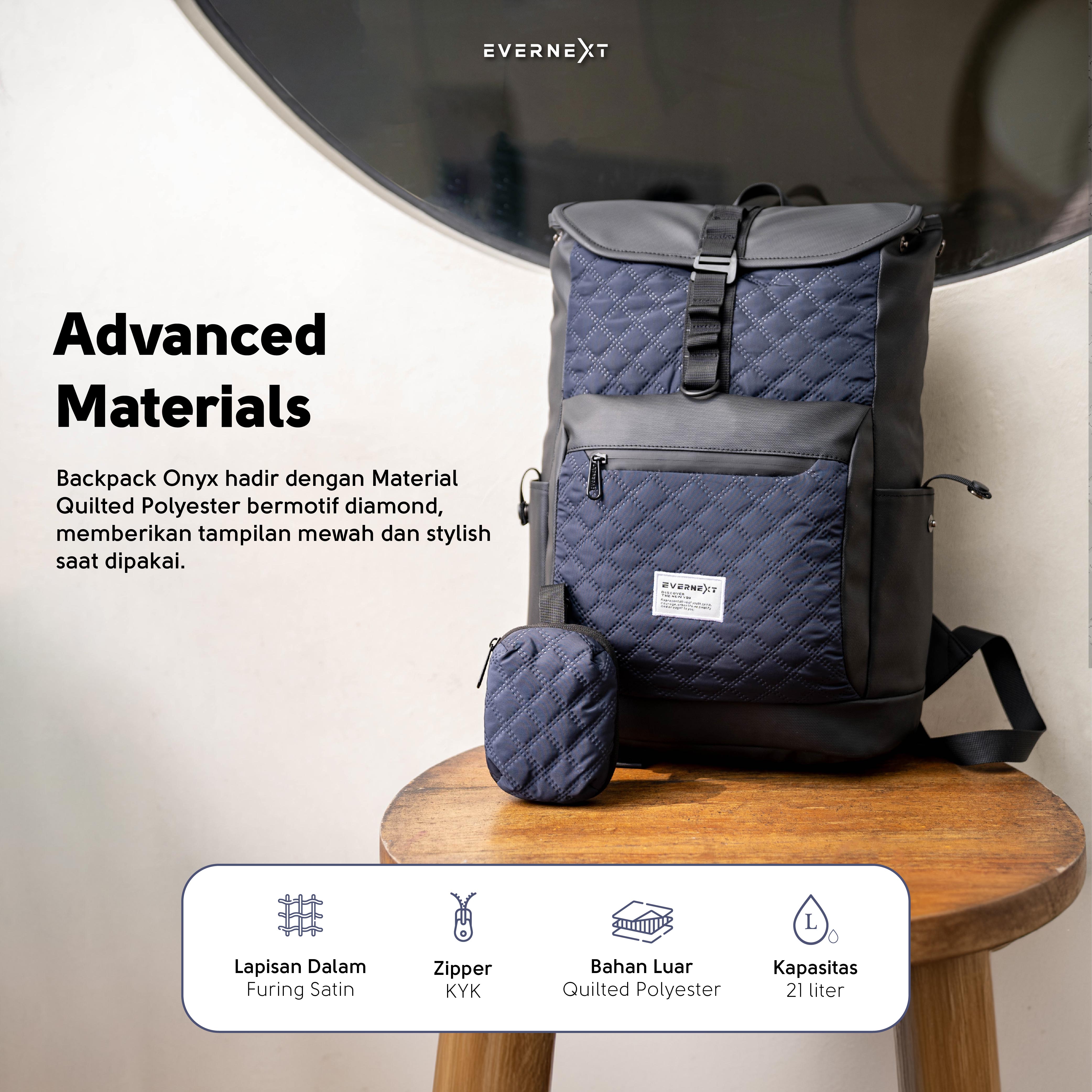 Jual Evernext - Tas Ransel Sekolah Pria Backpack Outdoor Onyx Tas Ransel Laptop Kuliah Tas Kerja ...