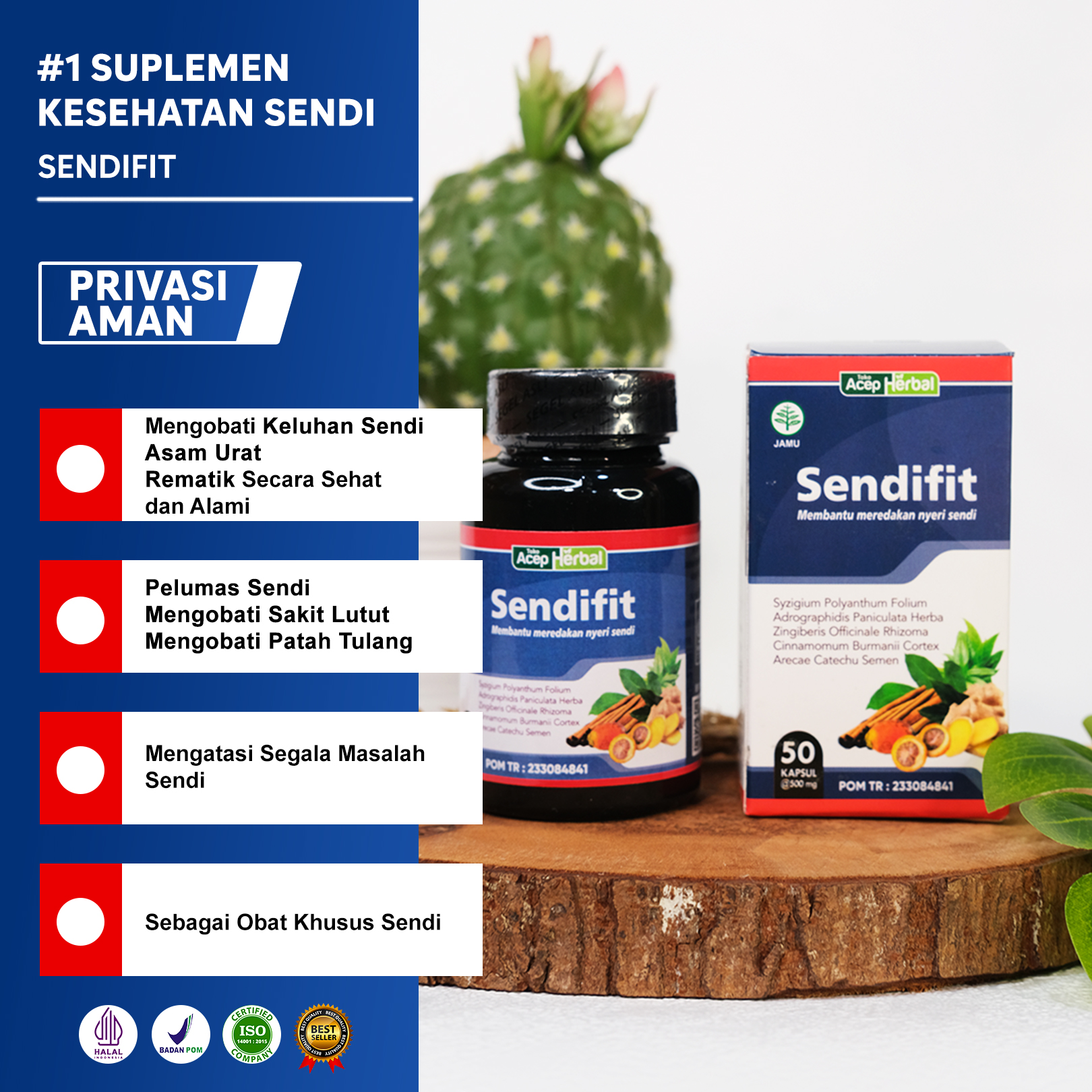 Jual SendiFit Original - Obat Sakit Pinggang Nyeri Sendi Saraf Kejepit ...