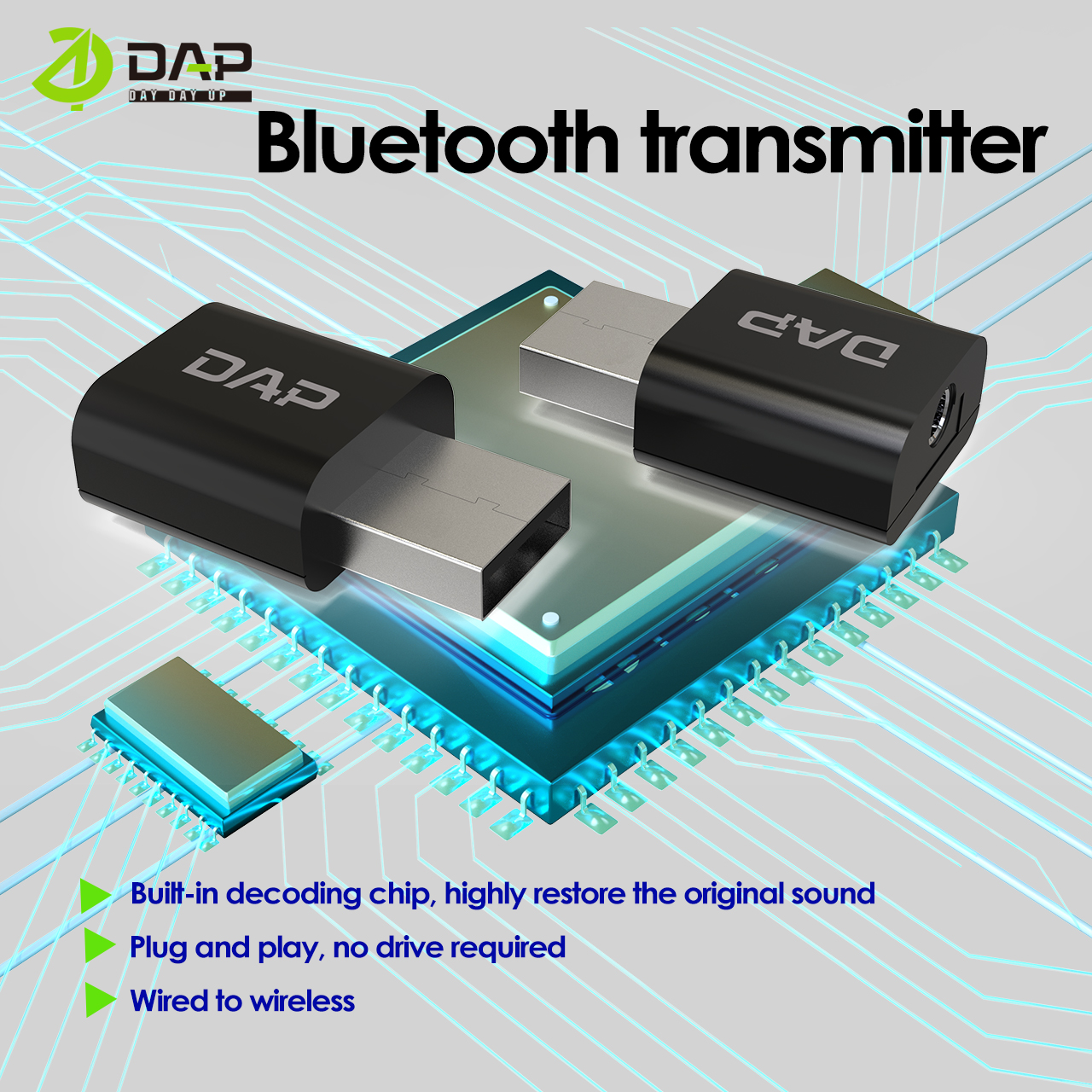 Jual DAP D-AU21 Cabel Audio Converter USB to Jack 3.5mm Suport A2DP ...