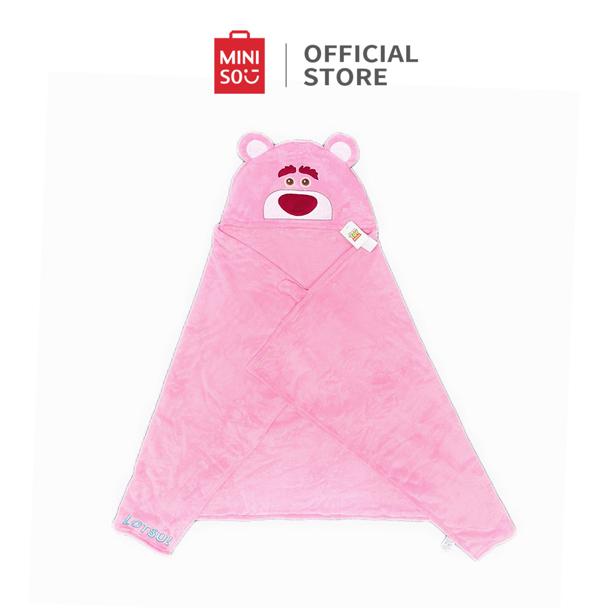 Jual Miniso x Disney Winnie The Pooh Cat Selimut Berkerudung Hooded ...
