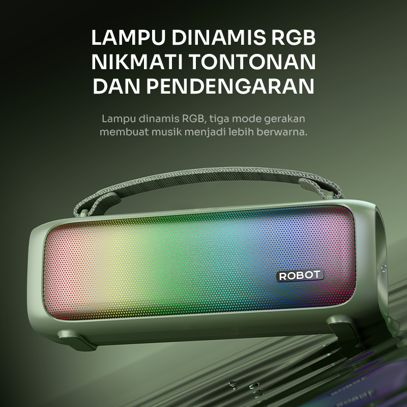 Jual Robot Speaker Bluetooth Bass Outdoor RGB Waterproof IPX5 Bluetooth ...