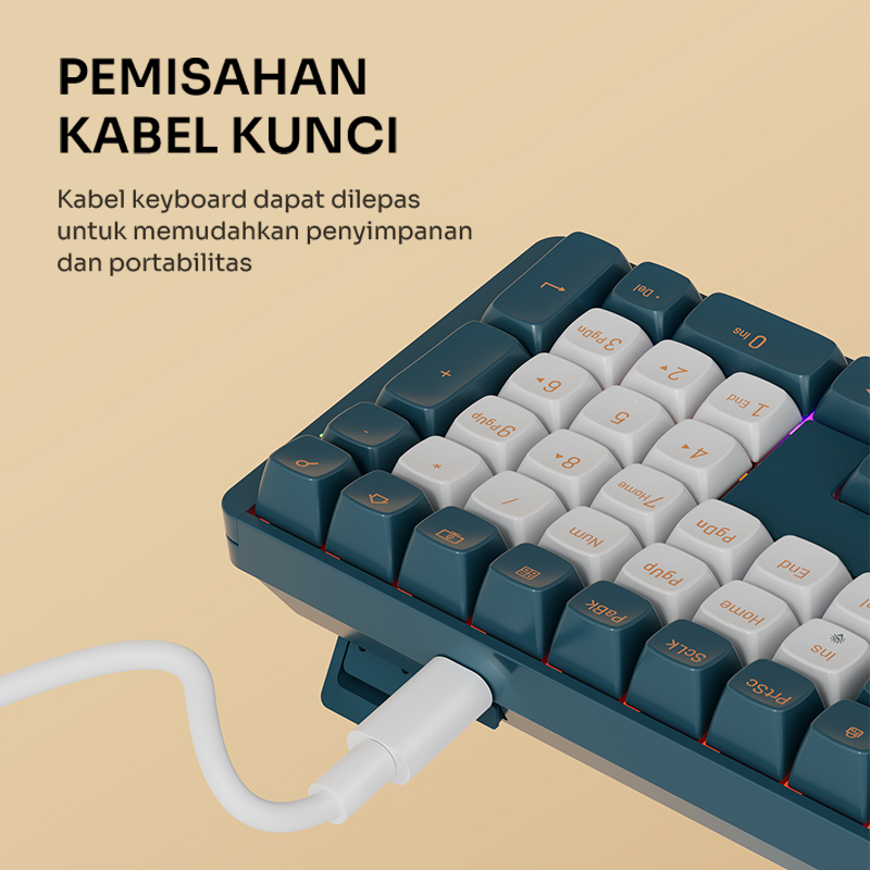 Jual ROBOT Workmate I Hybrid Gaming/Working Mechanical Keyboard Newest ...