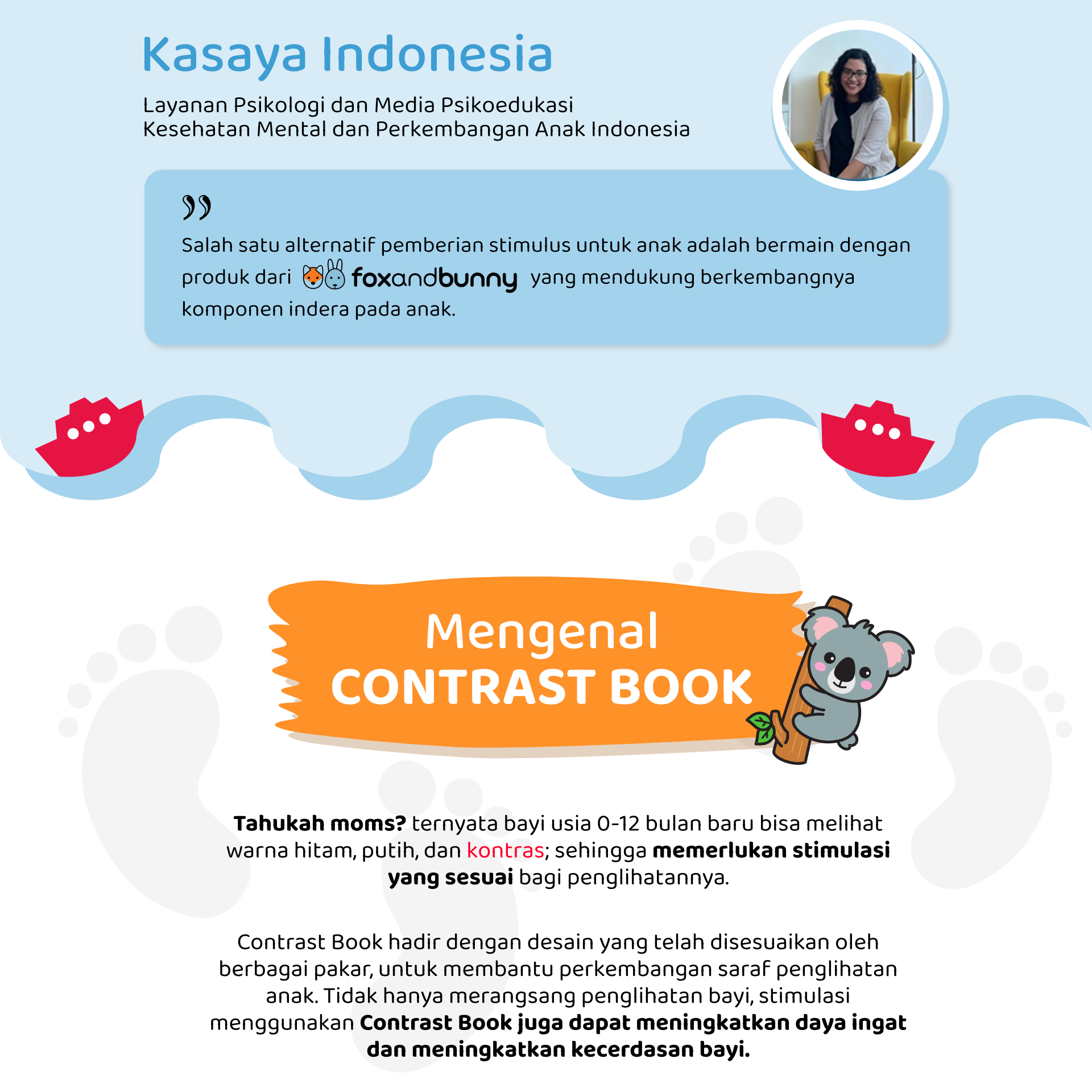 Jual Foxandbunny - Contrast Book Series ( First Colors & High Pattern ...