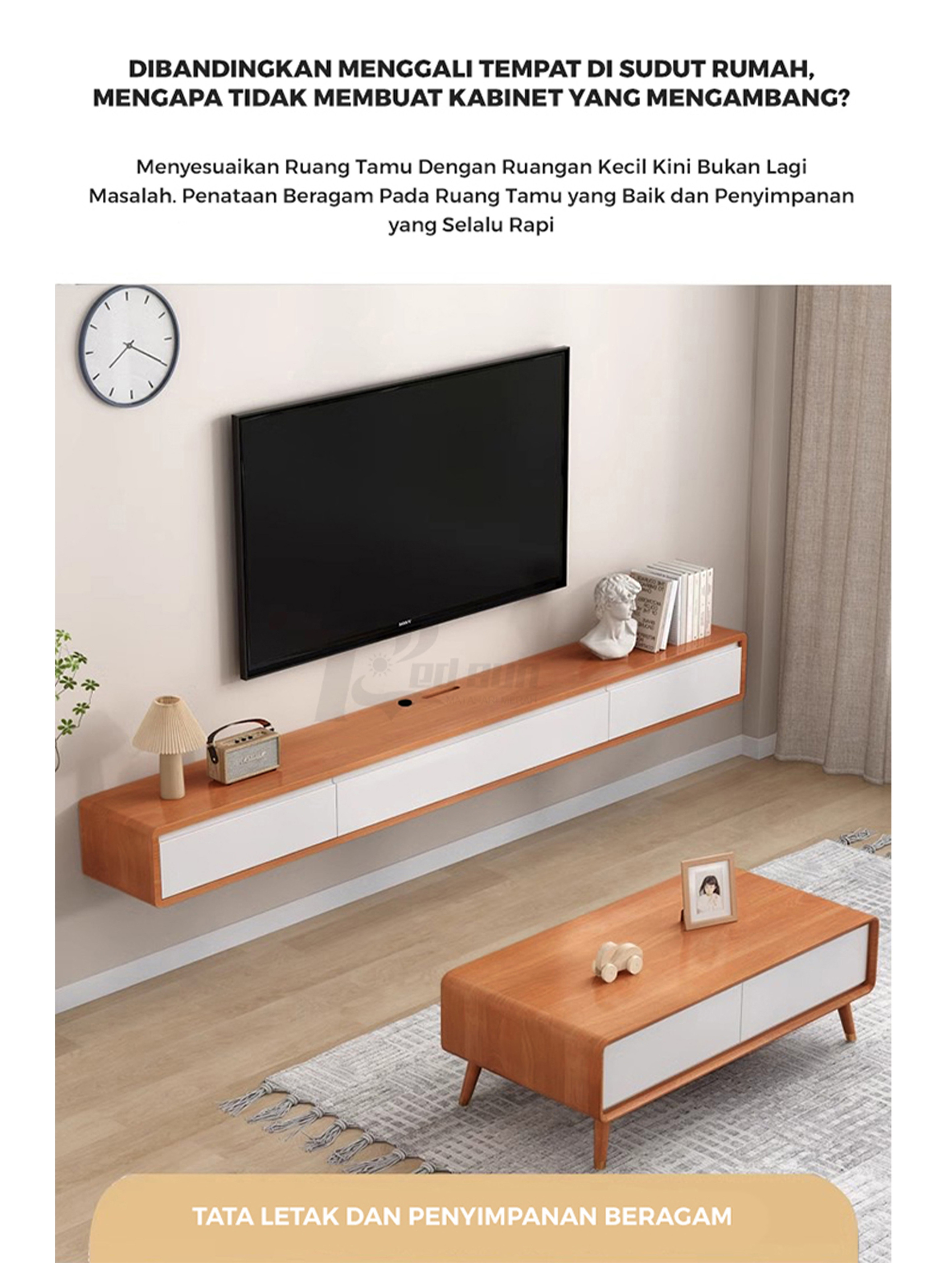 Jual Meja TV gantung minimalis Rak TV gantung Minimalis Lemari TV ...