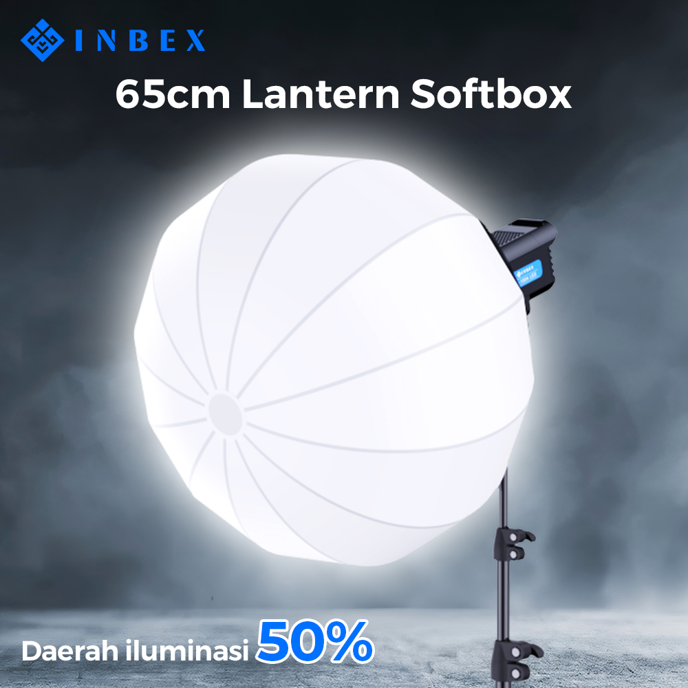 Jual INBEX Softbox Logam Lighting Studio Photography Light Ball Soft ...