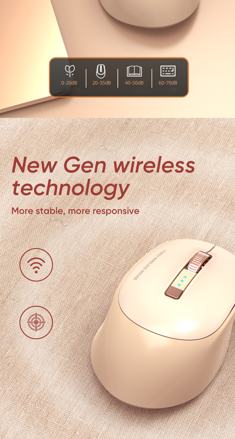 Jual MOFii Wireless Mouse Bluetooth + 2.4G 2 Models Rechargeable ...