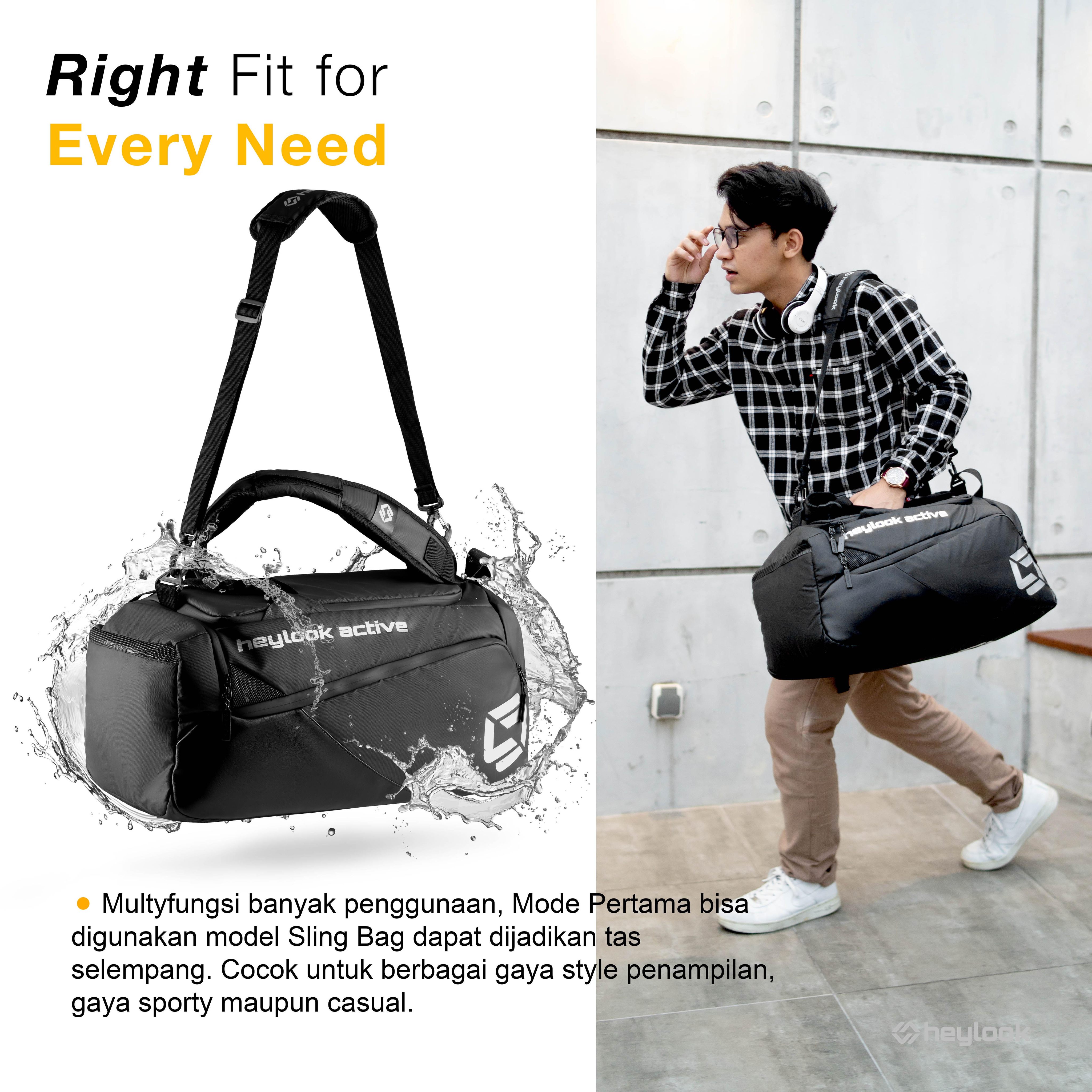 Jual HEYLOOK Official - Travelbag Pria Multyfungsi 3 in 1 THUNDER ...