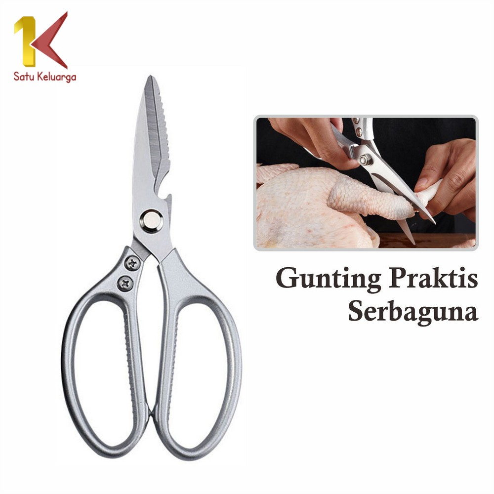 Jual Satu Keluarga Gunting Dapur Serbaguna Stainless Tahan Karat C976 ...