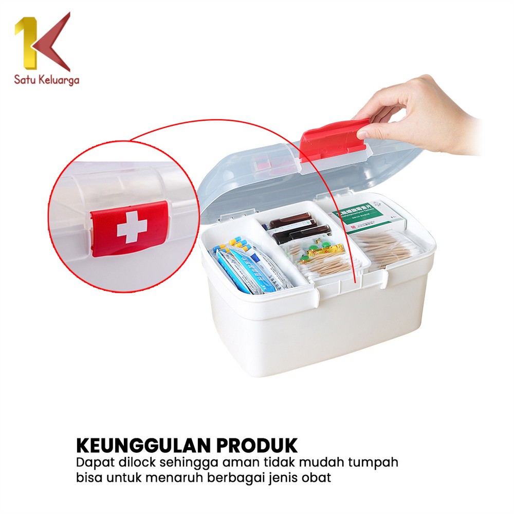 Jual Satu Keluarga Kotak P3K First Aid C832 Medicine Box Organizer ...