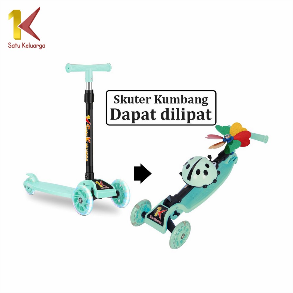 Jual Satu Keluarga Skuter Kumbang Anak M95 Mainan Otopet Scooter Anak ...