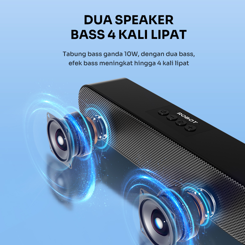 Jual ROBOT Speaker Komputer Bluetooth Mini Desk Speaker Pemutaran 5 Jam ...