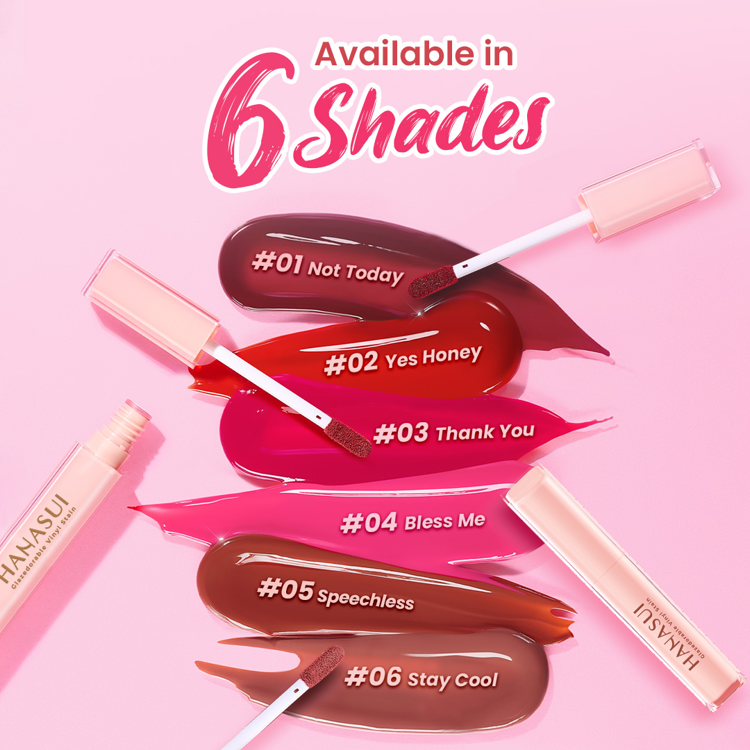 Jual Hanasui Glazedorable Vinyl Stain - Plumpy Glazed Lips Vibrant ...