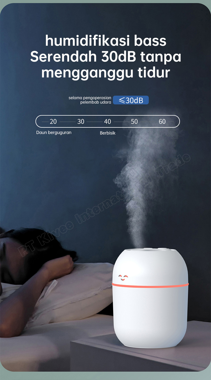Jual Humidifier BASIKE Pelembab Volume besar Lampu Malam Berwarna-warni ...