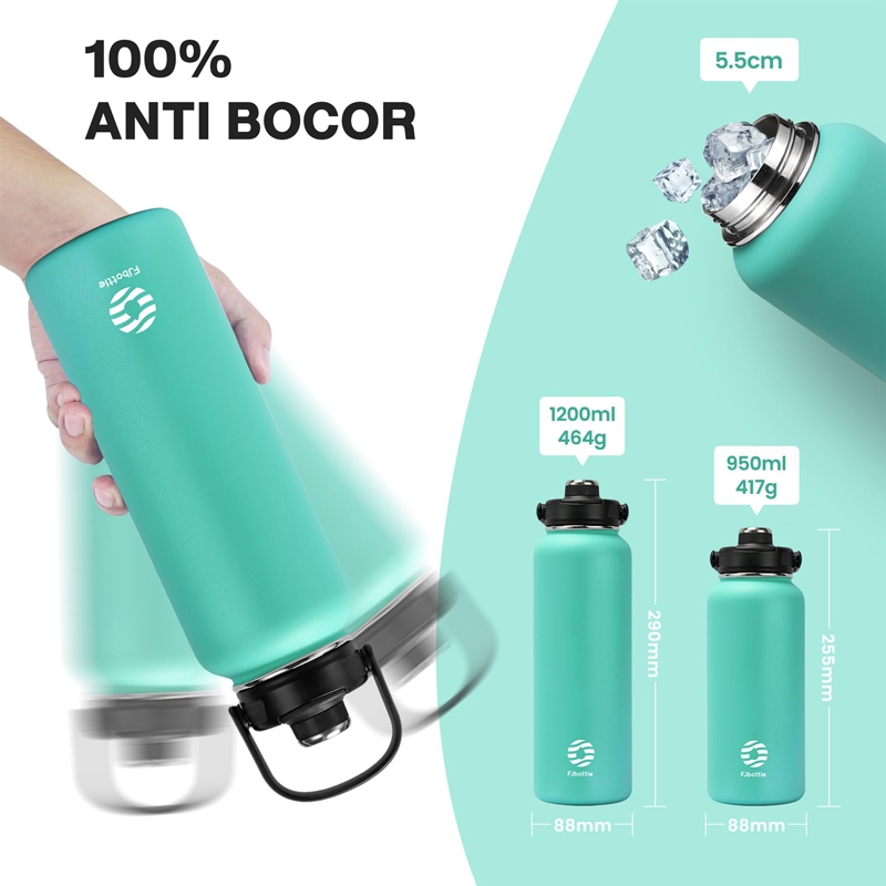 Jual FJbottle - SR2120 Botol Minum Tumbler Olahraga Stainless Steel 304 ...