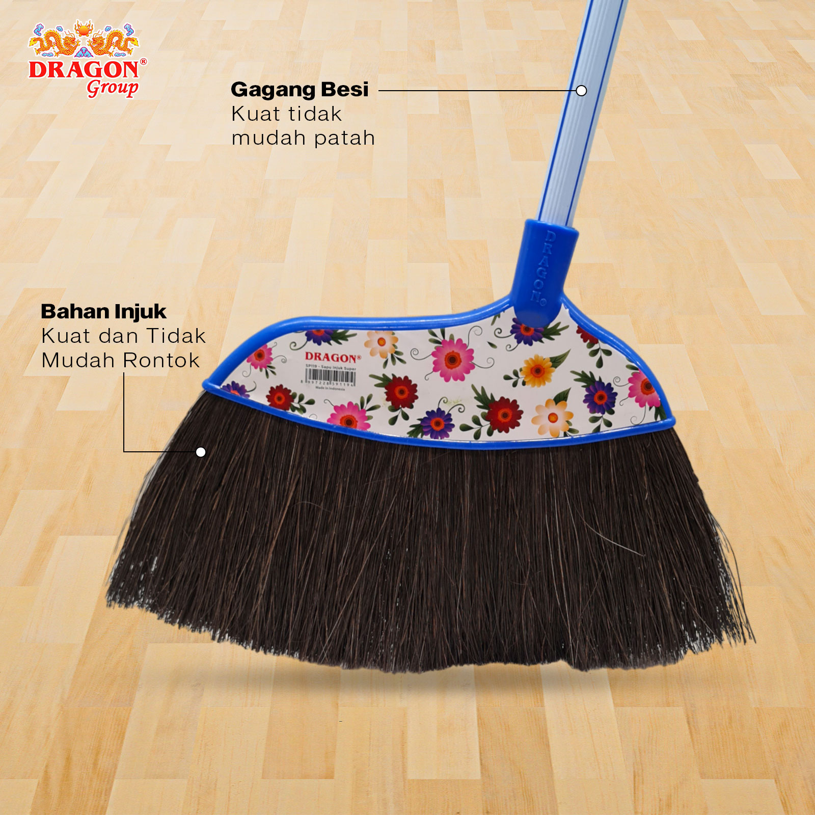 Jual DRAGON Sapu Injuk Super 90 Cm Pembersih Lantai Dust Remover ...